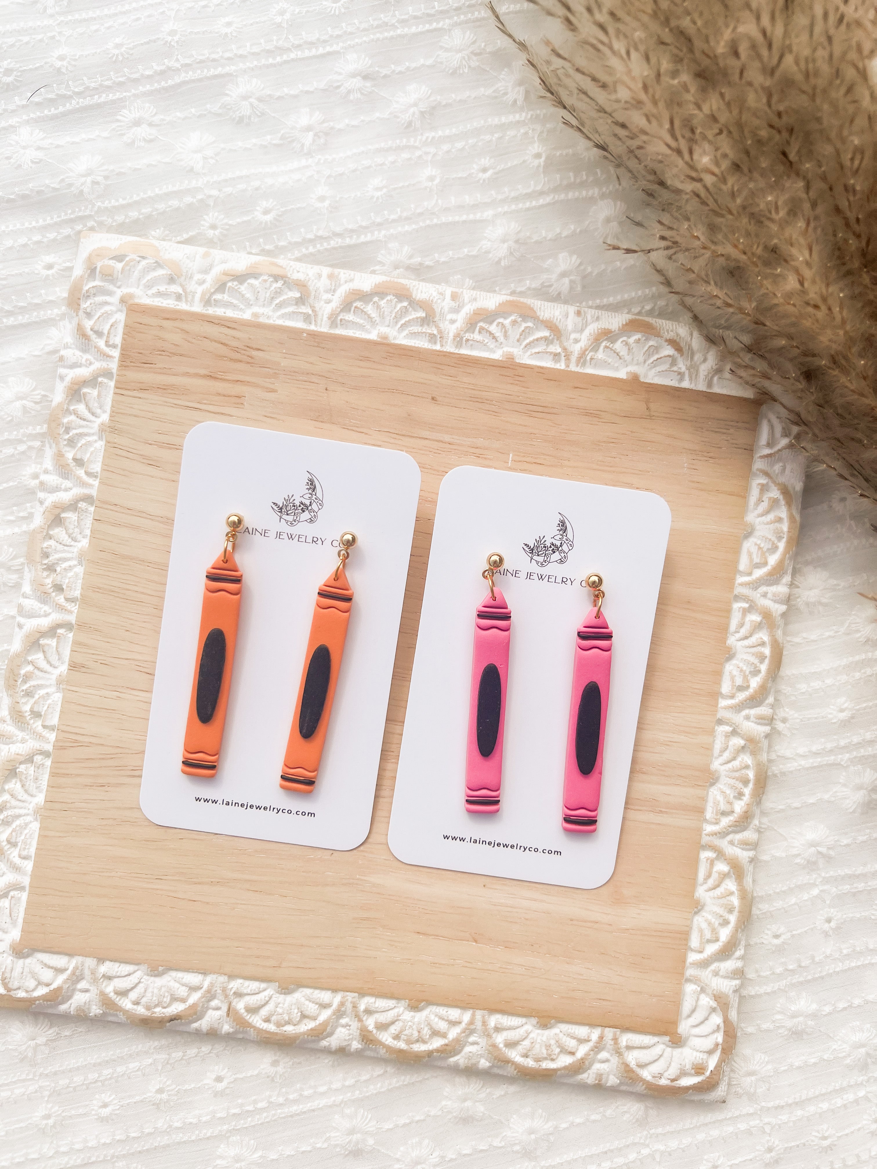 Large Crayon Dangles – lainejewelryco